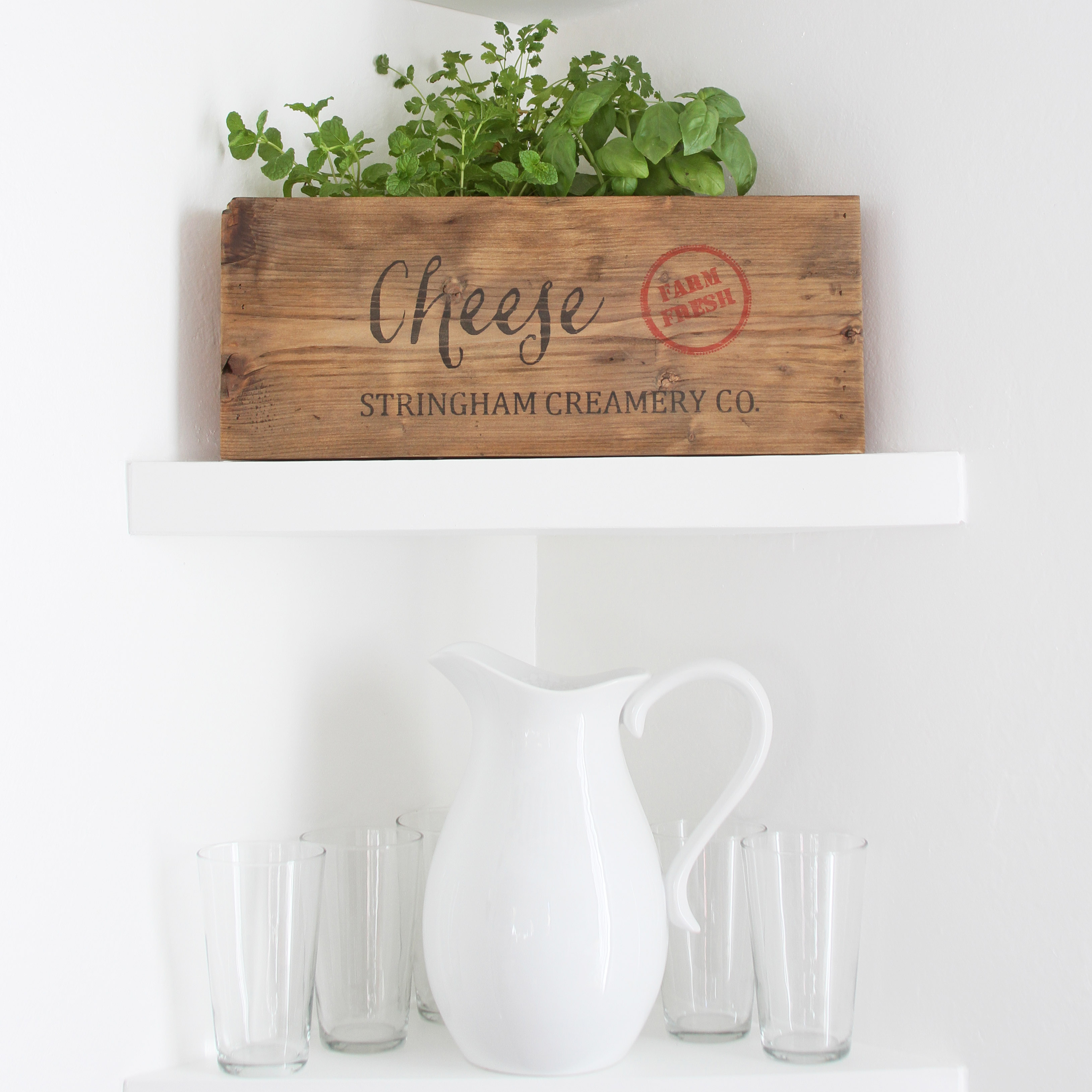 Wooden Cheese Crate {tutorial} - Stacy Risenmay