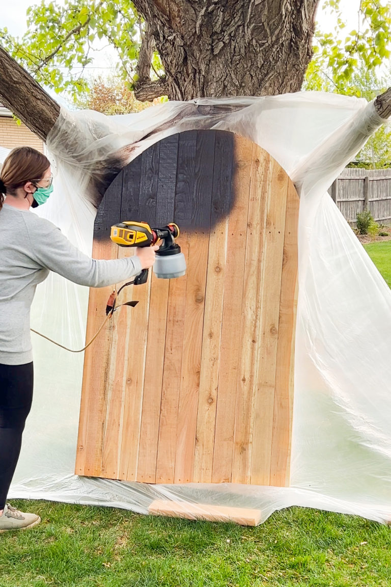 Building & Staining An Arched Gate - Stacy Risenmay